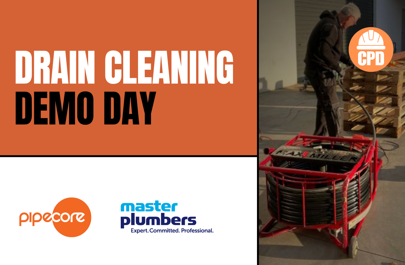 Pipe Core - Drain Cleaning Demo Day - Master Plumbers : Master Plumbers